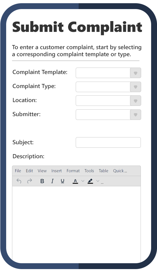 Issuetrak for Complaint Management
